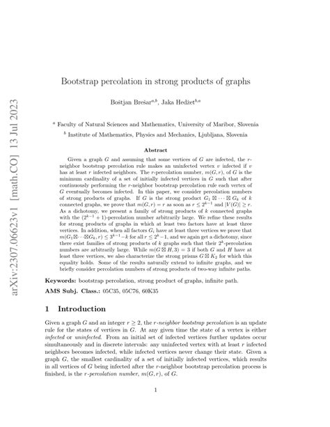pdf bootstrap percolation in strong products of graphs
