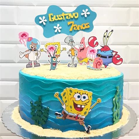 Bolo Do Bob Esponja Como Fazer Ideias Divertidas Para Festa Artofit