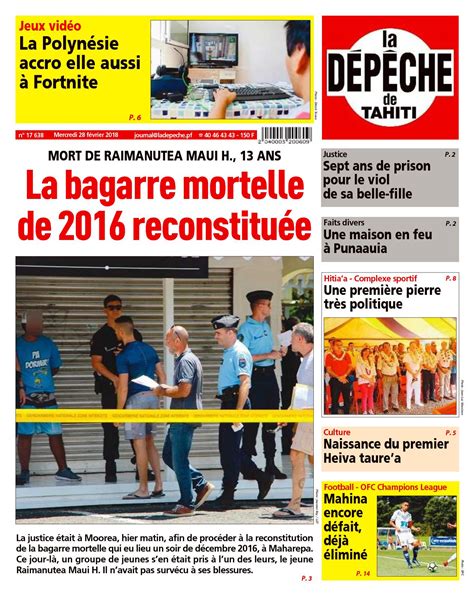 Calaméo LA DÉPÊCHE DU 28 FÉVRIER 2018