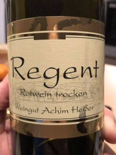 Achim Heiβer Regent Trocken Vivino US