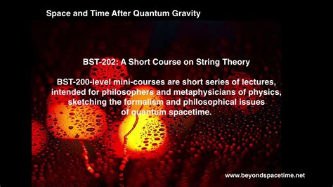 bst 202 a short course on string theory lecture 3 t duality youtube