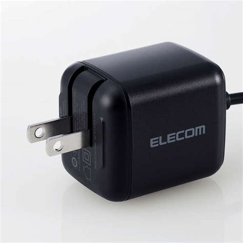 USB Power Delivery 45W AC充電器 USB Type Cケーブル一体型 ACDC PD8345BK