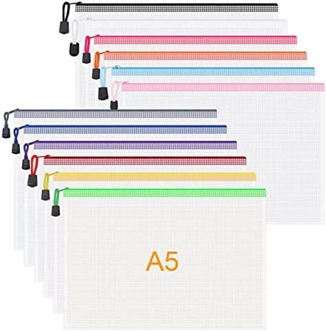 JIANTA Dokumententasche A5 12 Stücke Dokumentenmappe mit