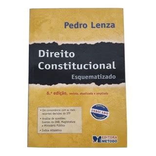 Livro Direito Constitucional Esquematizado Pedro Lenza 6ª Edição