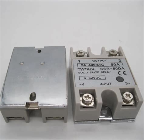 High Quality Single Phase Solid State Relay SSR 50DA Module 3 32V DC To