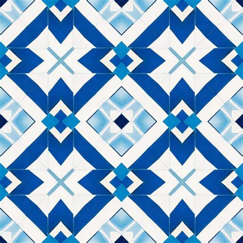 Premium Photo Portuguese Azulejo Tiles Seamless Pattern