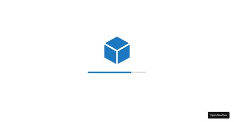 Loader Progress Bar Codesandbox
