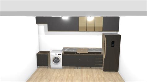 VINICIUS COZINHA LUCIANE De Katy Planta 3D Mooble