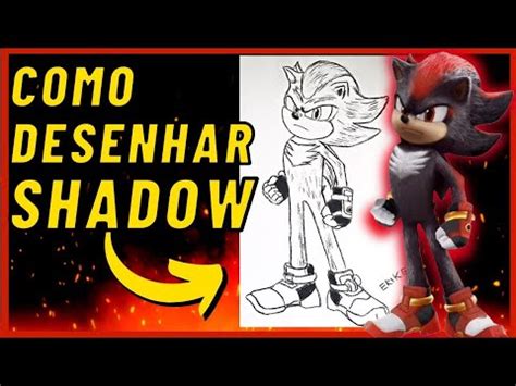 COMO DESENHAR O SHADOW DO FILME SONIC 2 PASSO A PASSO TUTORIAL YouTube