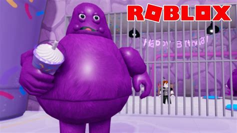 โดนจบไปทดลอง Grimace Shake l Roblox Grimace Barry s Prison Run YouTube