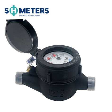 Class C Multi Jet Dry Type Reed Switch Water Meter Plastic Material For