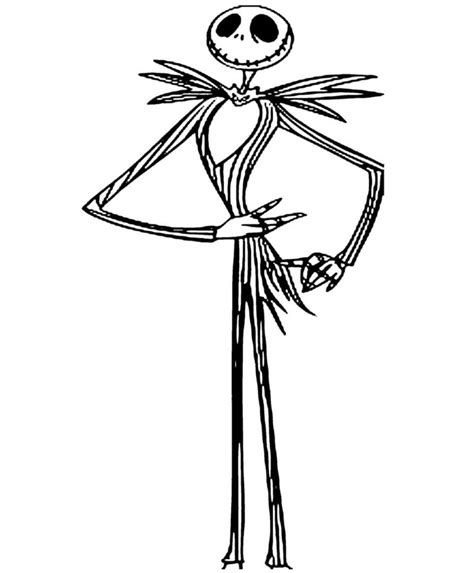 Coloriage Monsieur Jack Imprimer