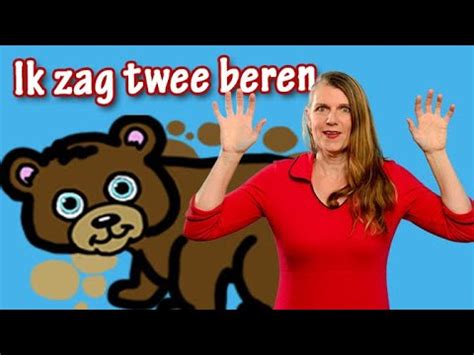 Gebarenliedje Ik Zag Twee Beren Broodjes Smeren YouTube