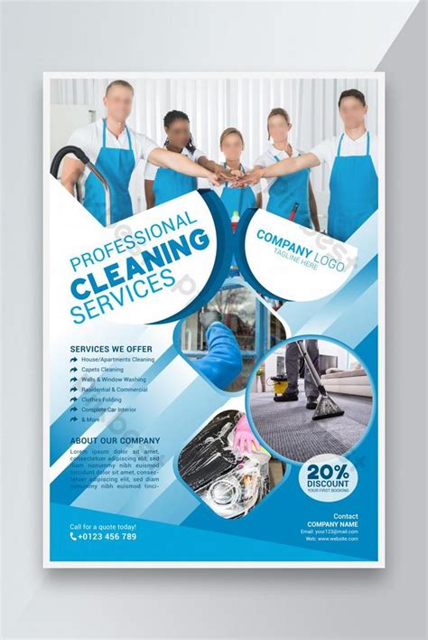 Servicio De Limpieza Profesional Flyer Plantilla Ai Descarga Gratuita