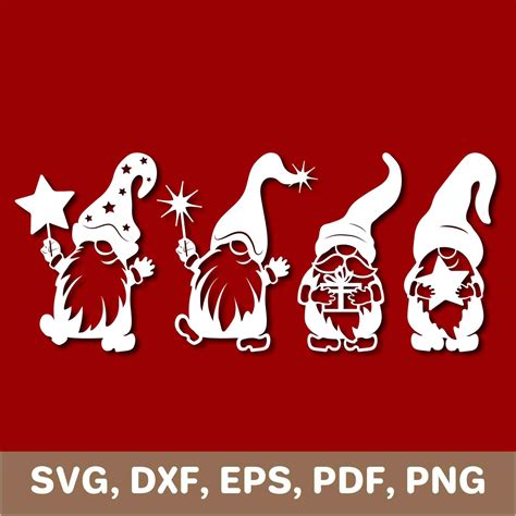 Gnome Svg Christmas Gnomes Svg Gnome Dxf Gnomes Dxf Gnom Inspire