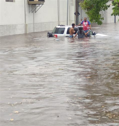 Chuva causa alagamentos derruba árvores e deixa motoristas ilhados no