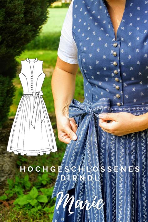Dirndl Schnittmuster große Übersicht Dirndlschleifchen