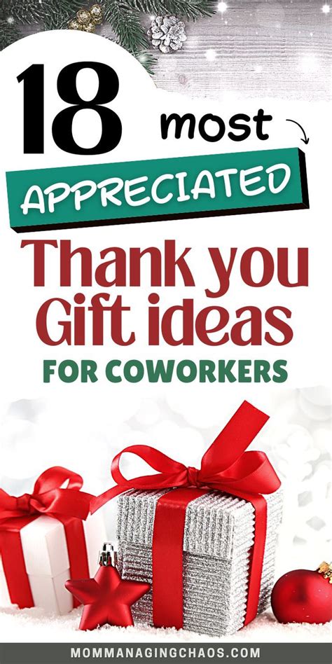 18 Inexpensive Thank You Gift Ideas Christmas Gifts For Coworkers