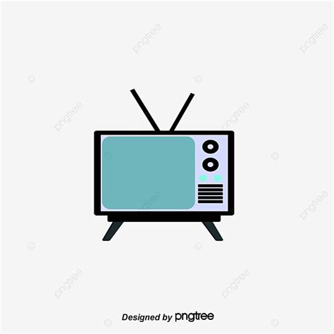 Antenna Tv Tv Vector Vector Material Retro PNG And Vector With