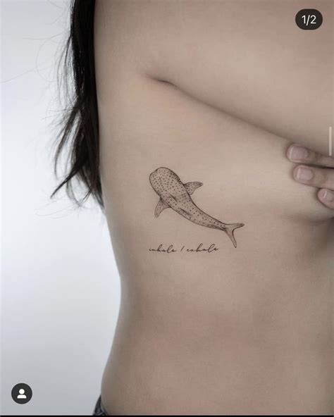 Pin by Dóri Hajdu on Tetoválások Simplistic tattoos Whale shark