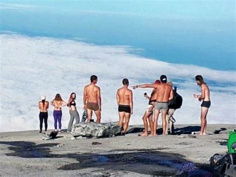 Four Tourists Held For Naked Picture At Malaysias Mount Kinabalu