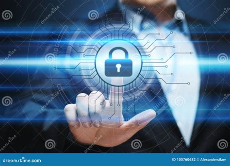 Conceito Da Privacidade Da Tecnologia Do Negócio Da Proteção De Dados