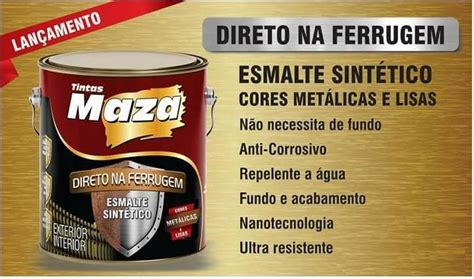 Tinta Esmalte Direto Na Ferrugem Hammerite Branco Ml Maza Mercado