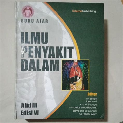 Jual Buku Original BUKU AJAR ILMU PENYAKIT DALAM Jilid III Edisi VI By