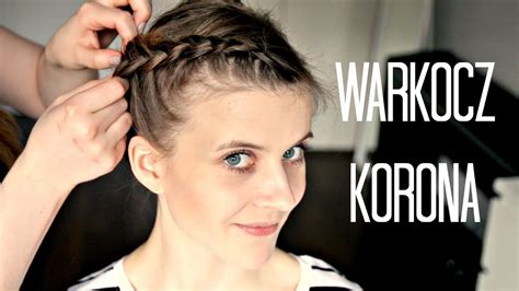 PROSTA FRYZURA KORONA Z KRÓTKICH I CIENKICH WŁOSÓW MarKa YouTube