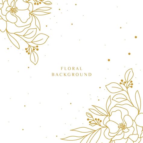 Fondo Floral Abstracto Vector Premium