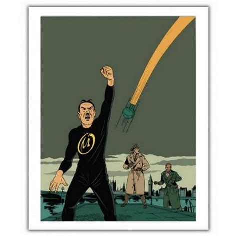 Poster Affiche Offset Blake Et Mortimer Le Cri Du Moloch Olrik Et Le