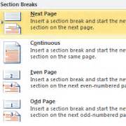 Create Sections In Word 2010 To Use Multiple Page Formats