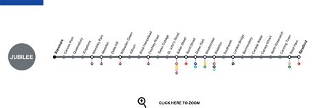 Map Of Jubilee Line Stations Image To U