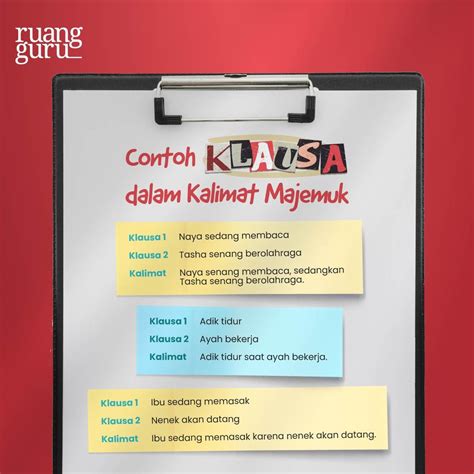 Pengertian Frasa Klausa Kalimat Serta Jenis Contohnya