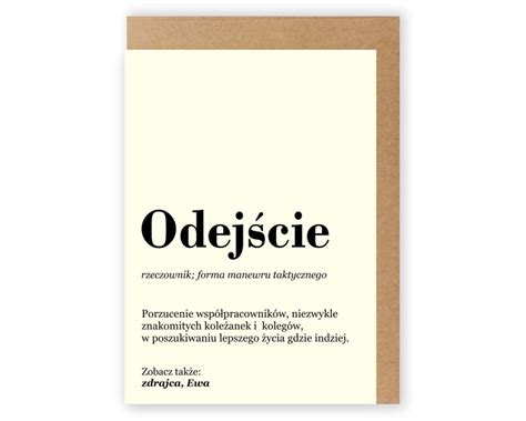 Kartka DUŻA na pożegnanie koleżanki kolegi z pracy