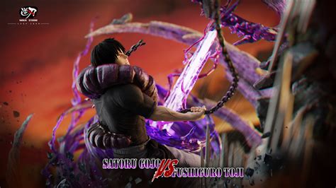 Preventaniren Studio Jujutsu Kaisen Satoru Gojo Vs Fushiguro Toji