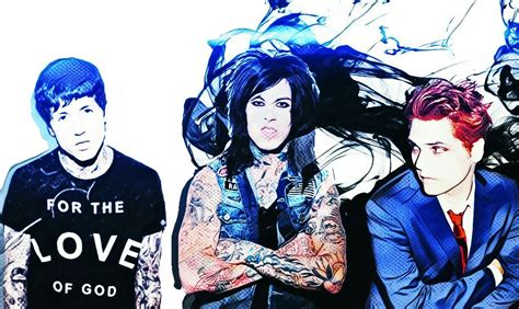 Ronnie Radke Oliver Sykes Gerard Way Falling In Reverse Bring Me