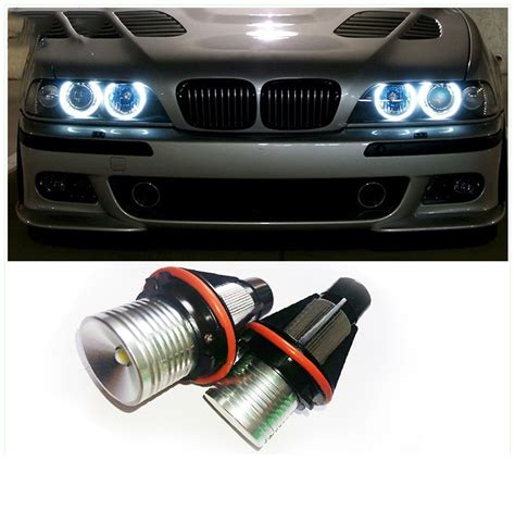 1Set 10W Cree Chip LED Angel Eyes Halo Xenon Marker Ring Light Bulb