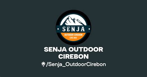 Senja Outdoor Cirebon Instagram Tiktok Linktree