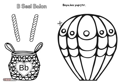 B Sesi Balon Boya Kes Yapıştır Eduhol Ders Videoları İzle Online
