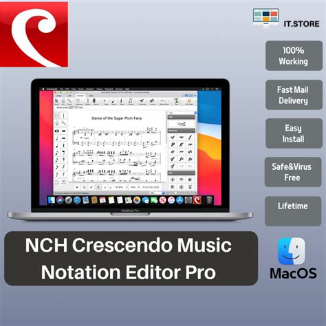 NCH Crescendo Music Notation Editor Pro 8 02 Lifetime For Intel And M1