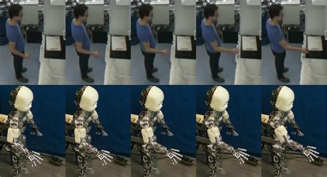 figure a 5 human and icub executing a reaching motion for a placemat download scientific diagram