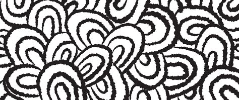Abstract Line Art Background Vector Minimalist Pencil Hand Drawn