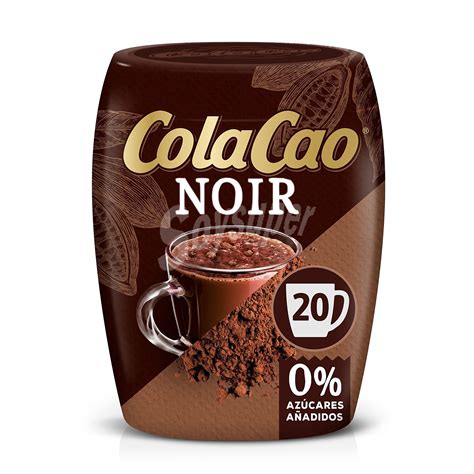 Cola Cao Cacao soluble sin azúcar añadido Cola Cao Noir 300 g