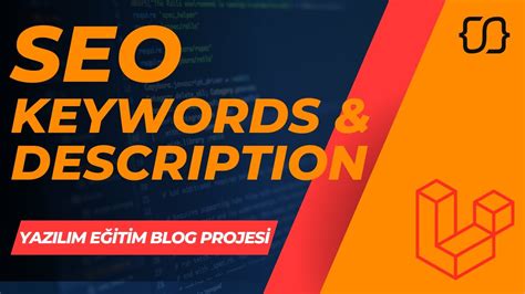 Laravel Dersleri 102 YEBP Seo Keywords Description YouTube