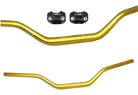 Guidão Moto Naked Red Dragon Dourado Twister Cb300 Hornet