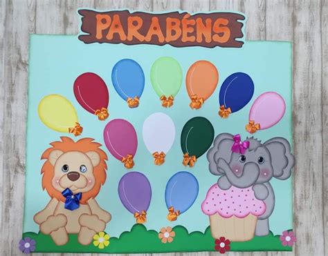 Kit Painéis Sala de Aula Safari Elo7 Produtos Especiais