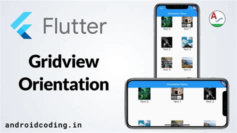 flutter tutorial for beginners 34 flutter gridview
