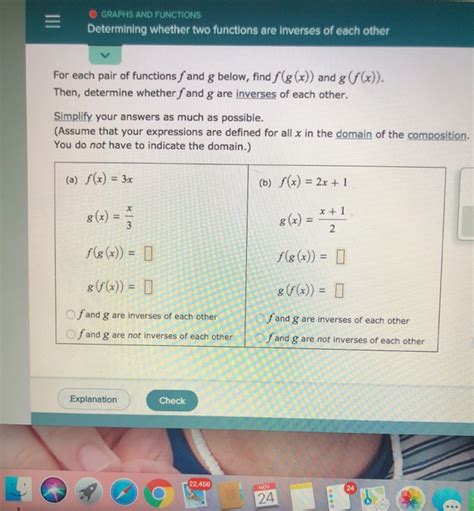 Solved GRAPHS AND FUNCTIONS Determining Whether Two Chegg