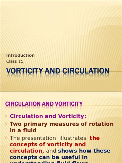 vorticity and circulation pdf rotation around a fixed axis angular momentum